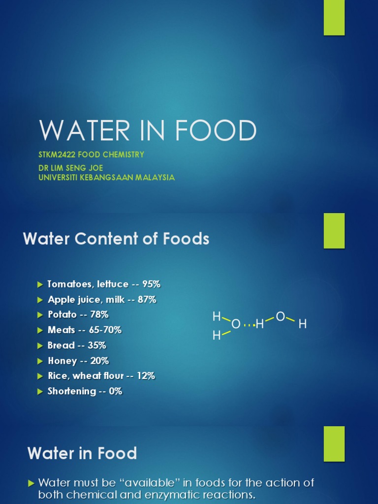 Water Activity and Its Role in Controlling Microbial Growth and ...