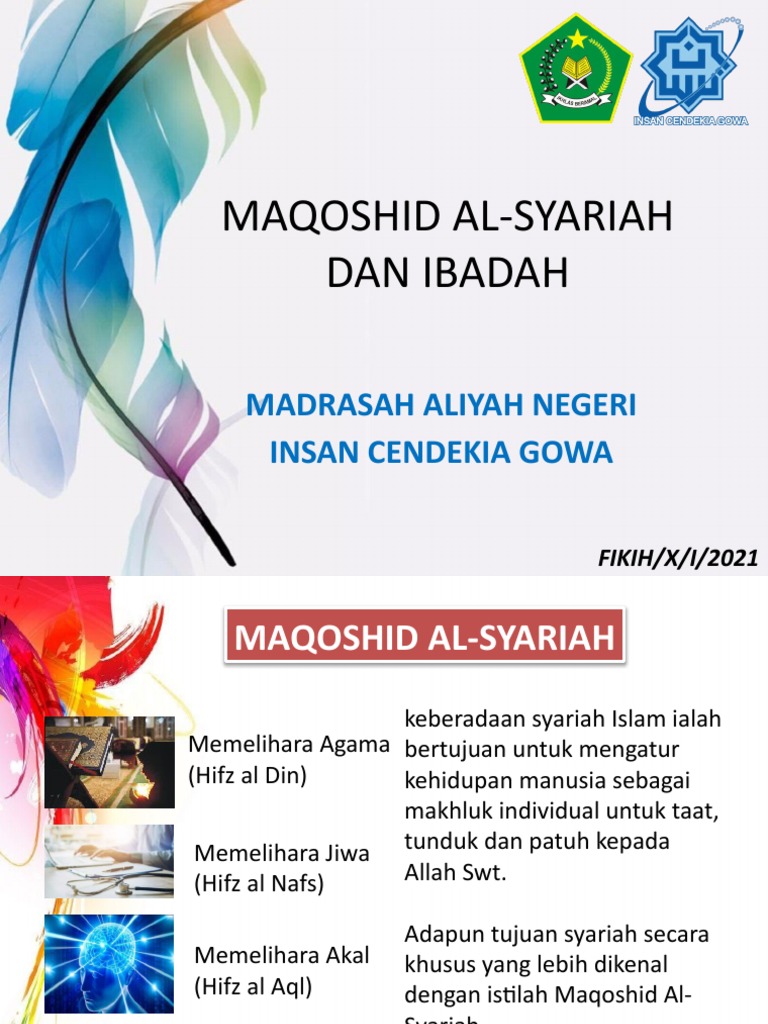 Maqoshid Al-Syariah Dan Ibadah | PDF