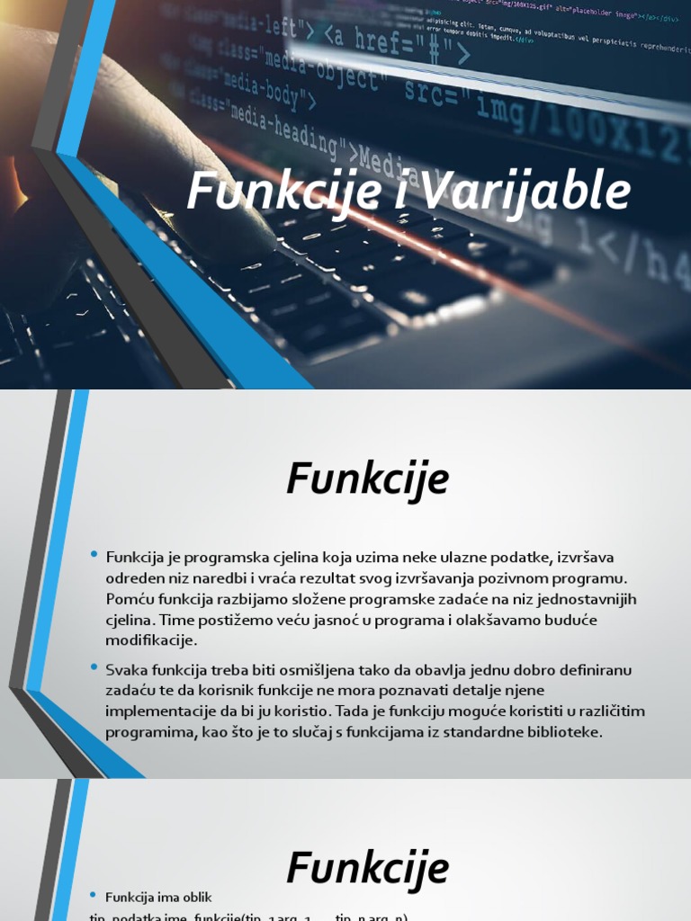 Funkcije I Varijable | PDF