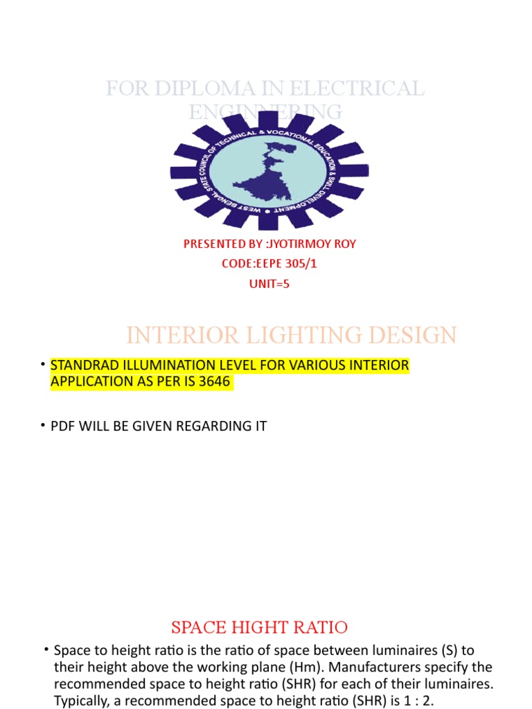 Illumination Practices: For Diploma in Electrical Enginnering | Download Free PDF | Lighting ...