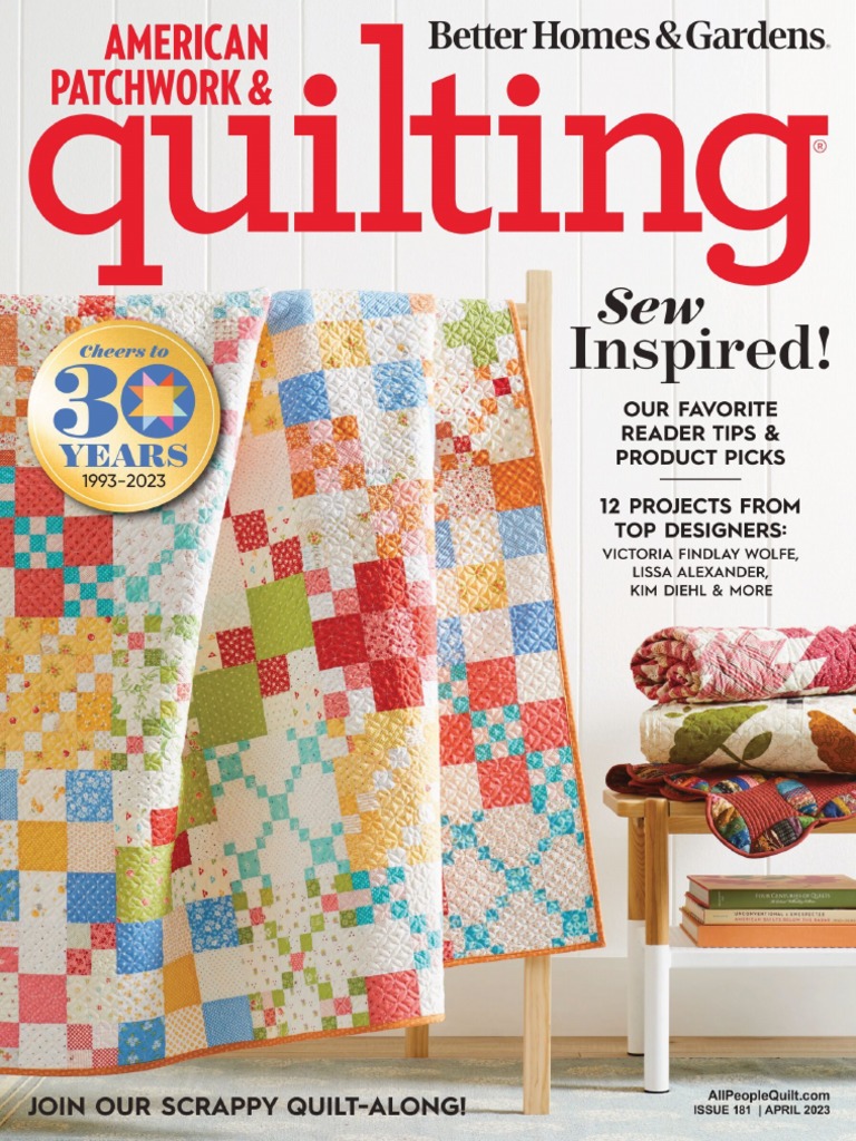 American Patchwork & Quilting - Issue 181, April 2023 US | PDF