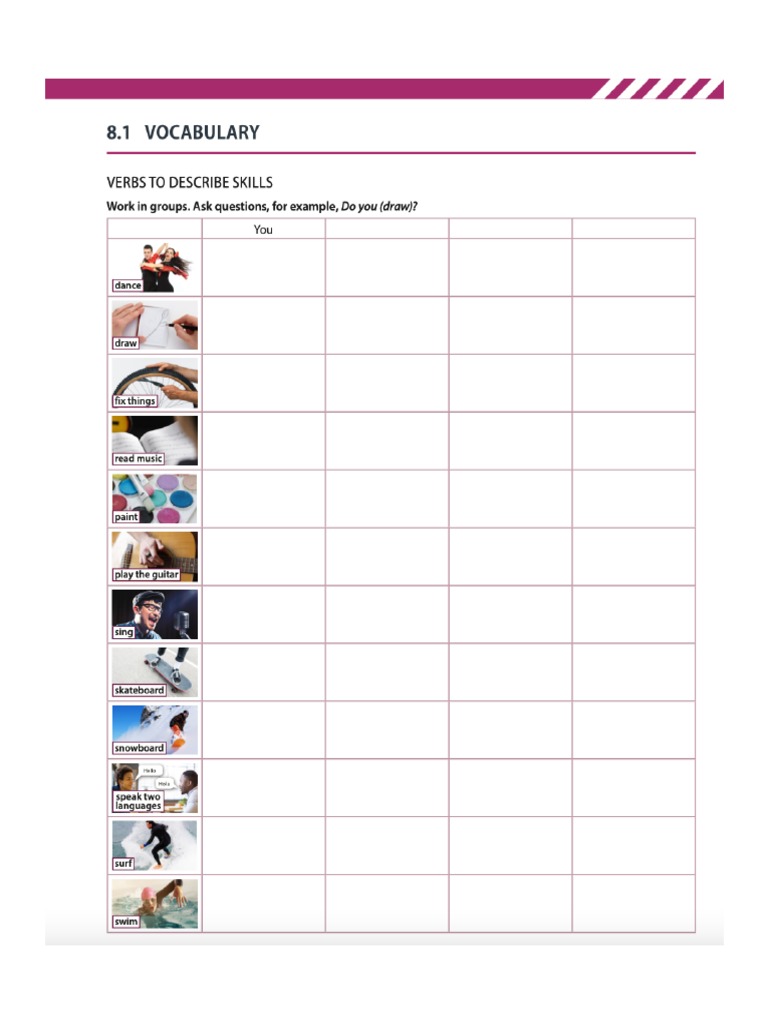 BUS 2.0 Level 1 Lesson Plan 8 Handout 1 | PDF