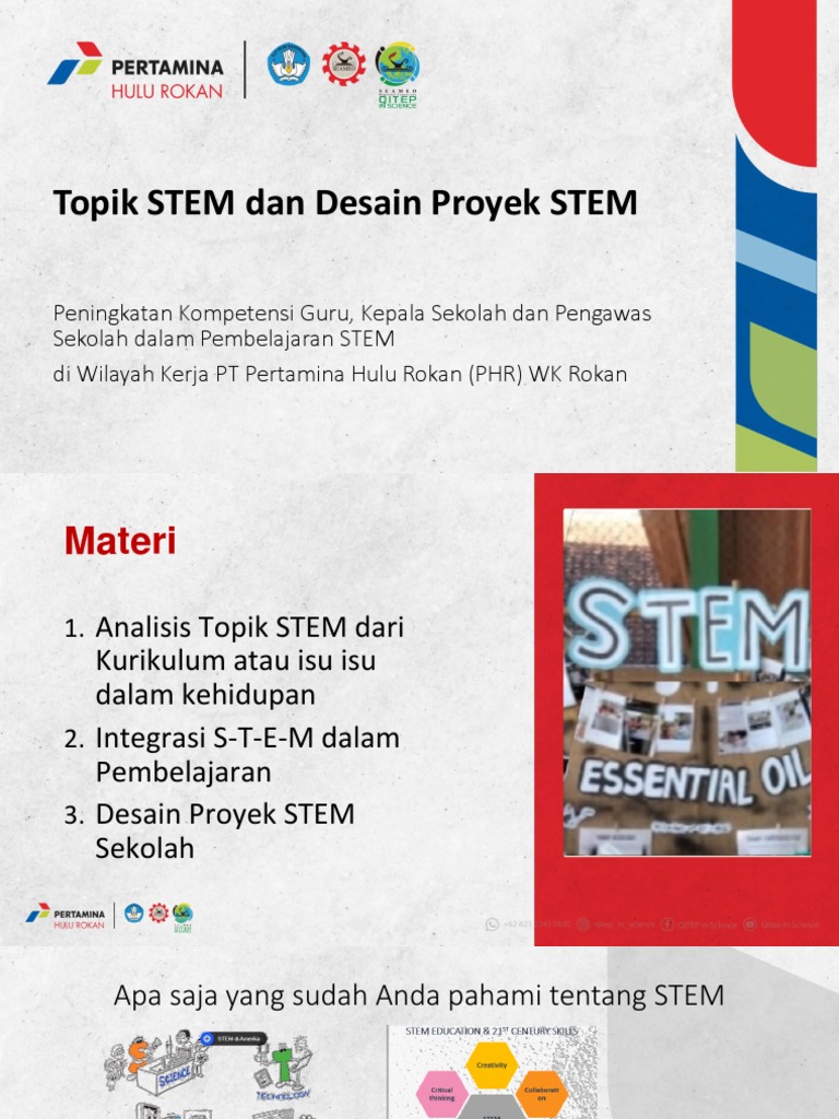 Topik STEM Dan Desain Proyek STEM | PDF