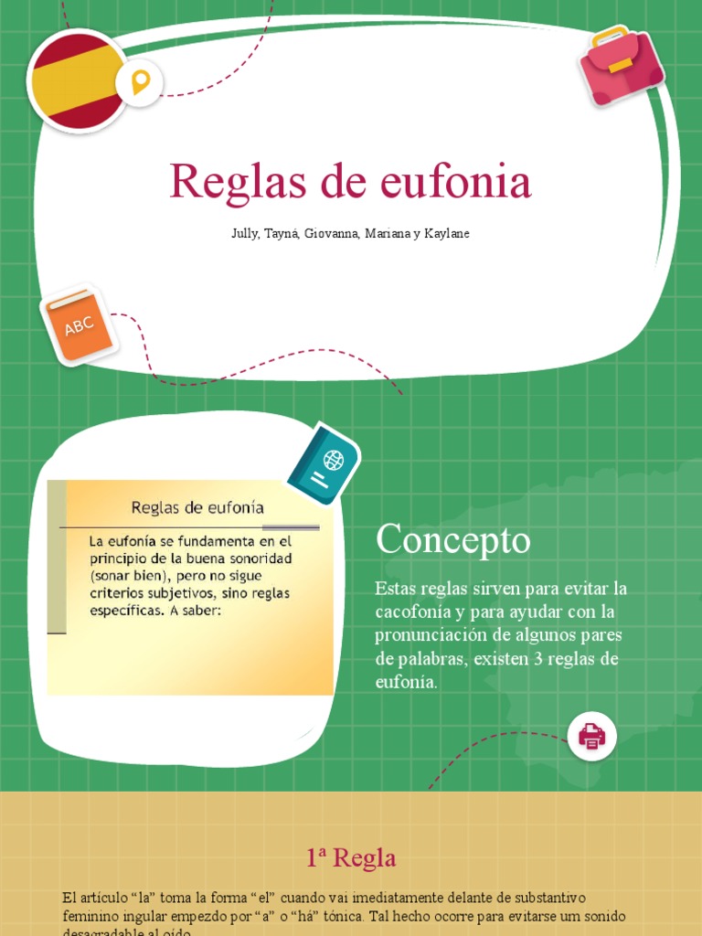 Reglas de Eufonia | PDF