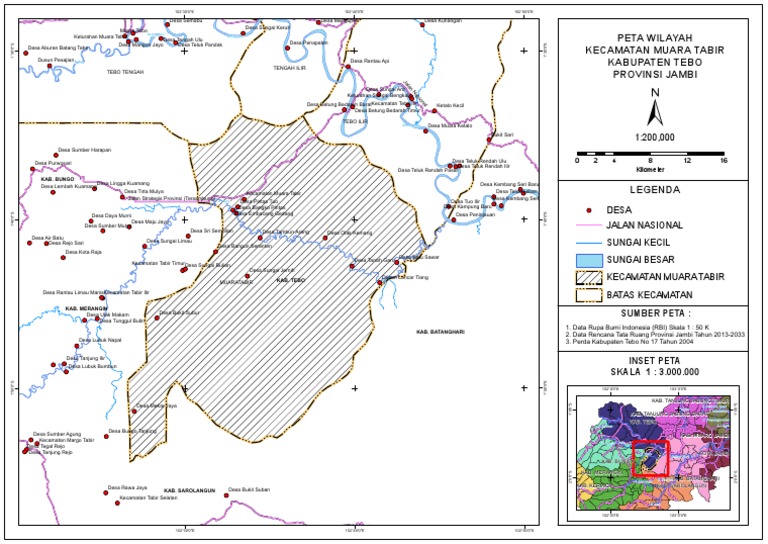 Peta Muara Tabir | PDF