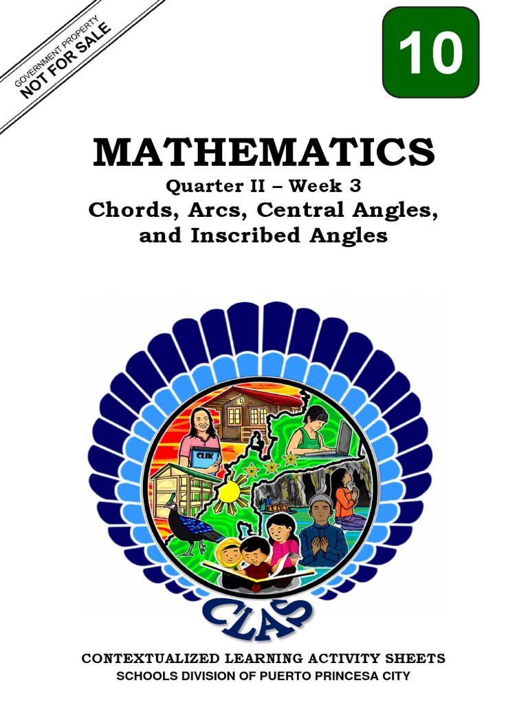 Chords Arcs Central Angles and Inscribed Angles | PDF | Angle | Circle