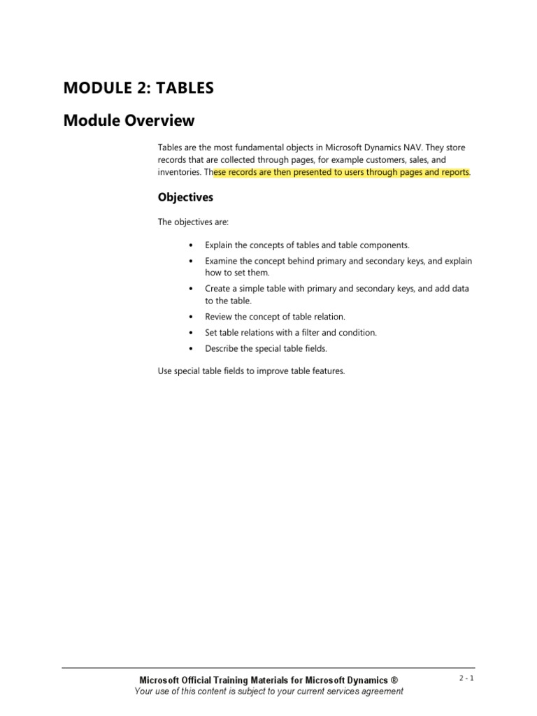 Nav2013 Enus Csintro 02 | PDF | Data Type | Table (Database)