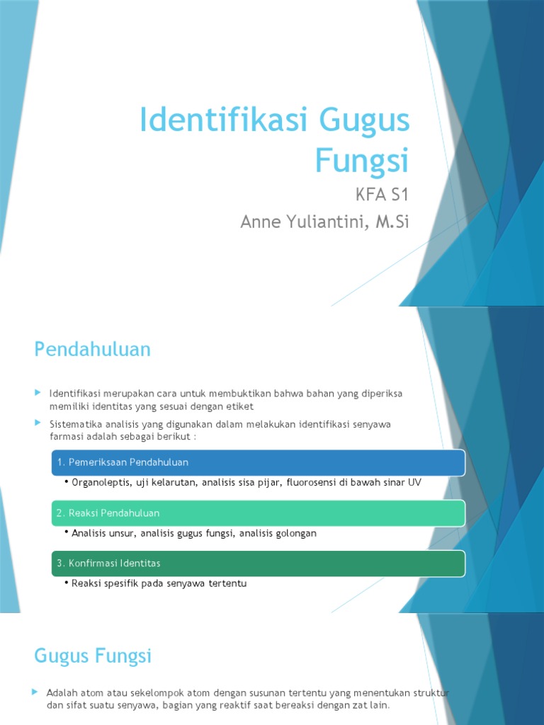 Analisis Gugus Fungsi Kimia | PDF