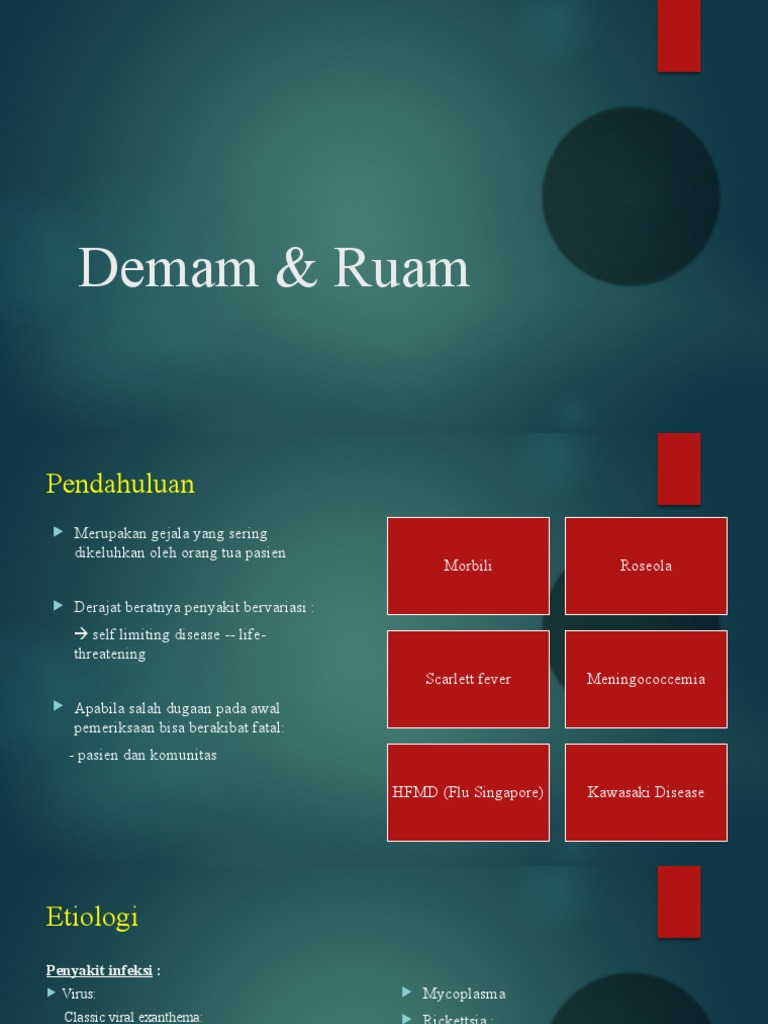 Diagnosis Banding Demam & Ruam | PDF