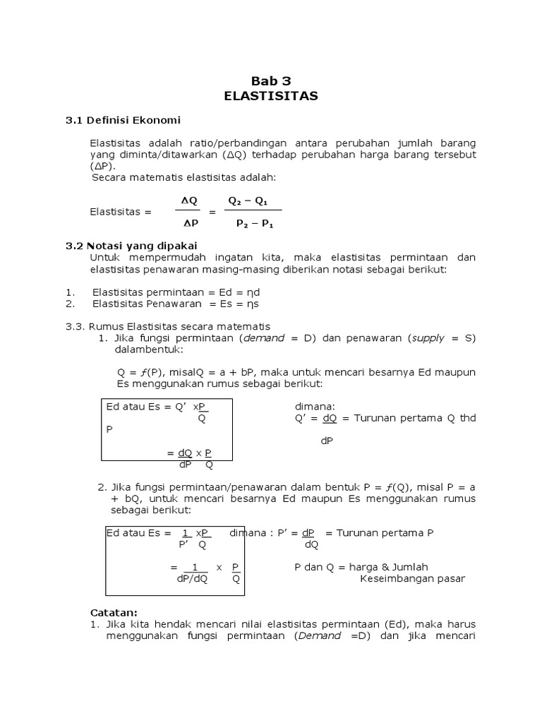 1 Elastisitas | PDF