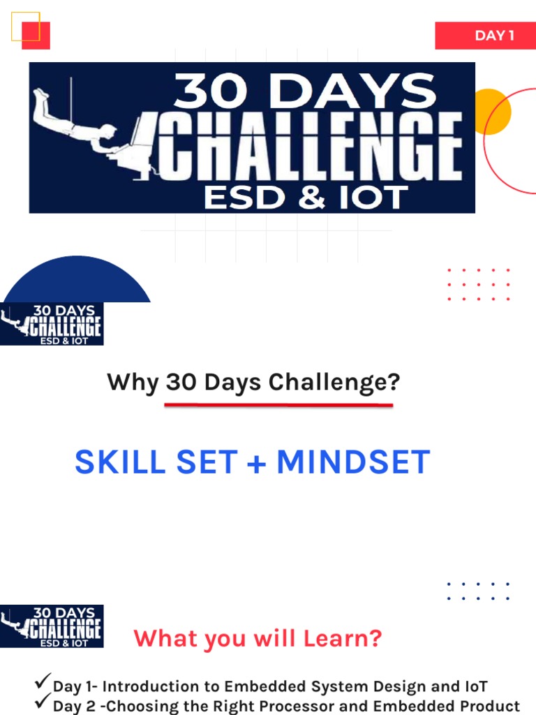 ESD - DAY 1-Enhanced | PDF | Embedded System | Microcontroller