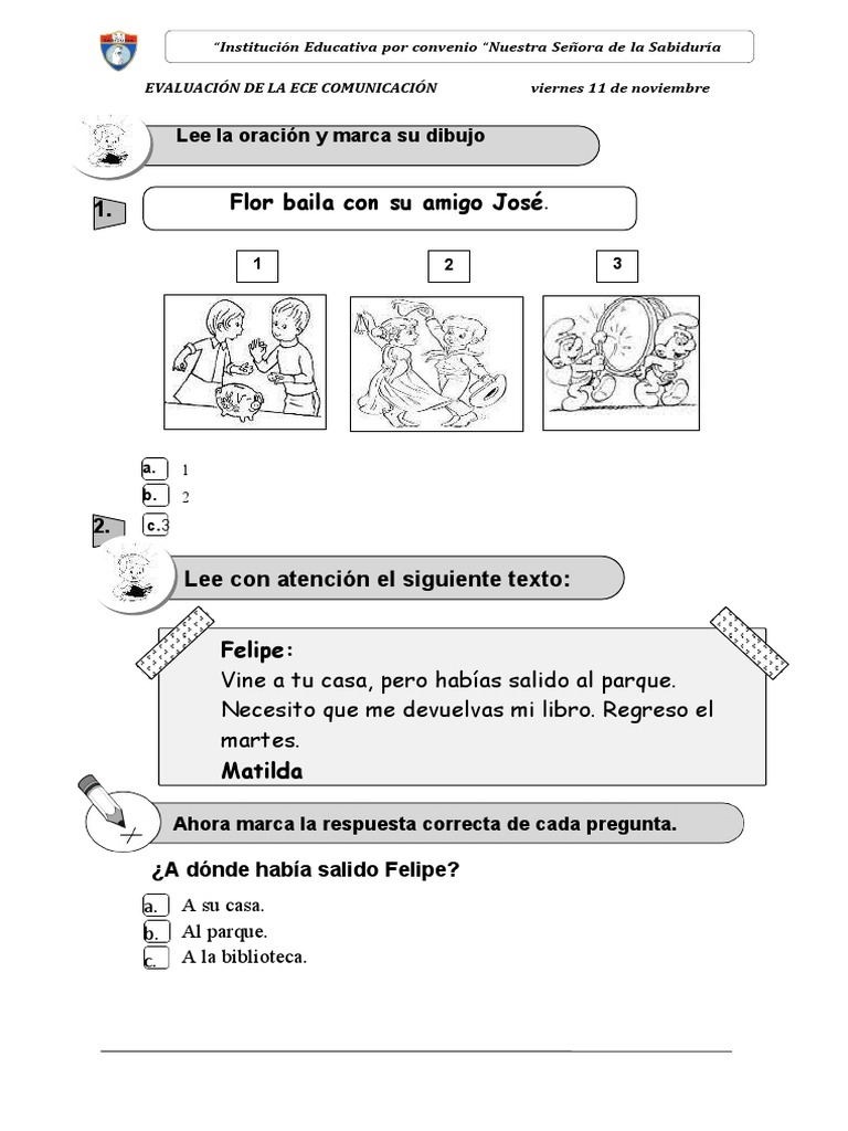 Examen ECE Com 3 | PDF | Vacas