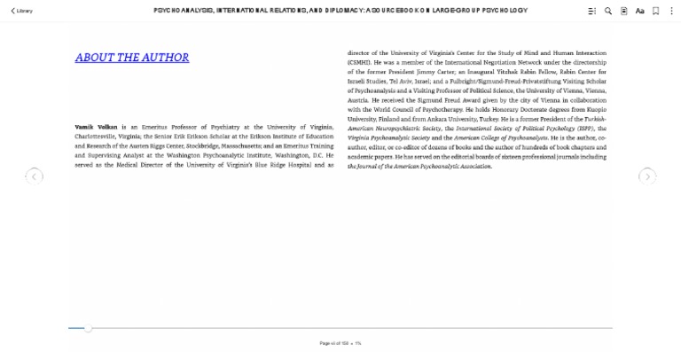 Vamik Volkan - Part III | PDF