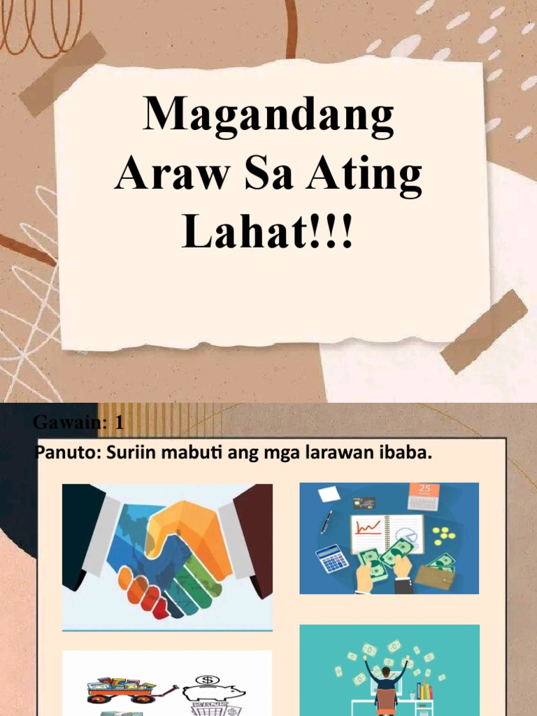 Magandang Araw Sa Ating Lahat!!! | PDF