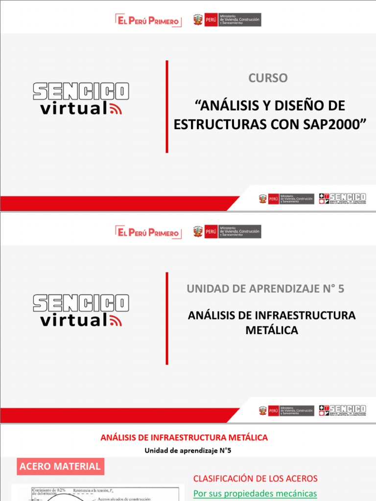Análisis y Diseño de Estructuras Con Sap2000 Ua5 | PDF | Acero | Viga (Estructura)
