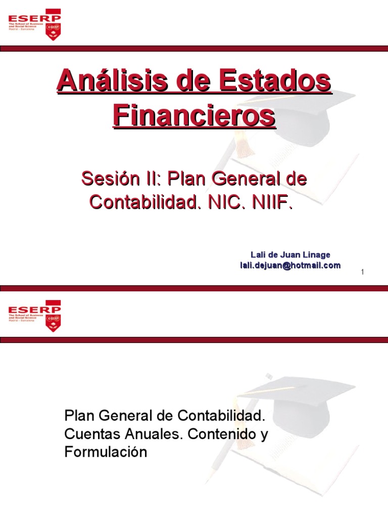 Análisis de Estados Financieros. Sesión II | PDF | normas internacionales de INFORMACION ...