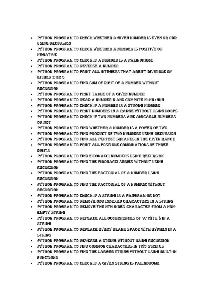Python Practice Questions Pdf