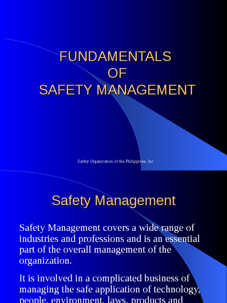 FUNDAMENTALS | PDF | Occupational Safety And Health | Safety