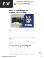 Reset L3150 | PDF