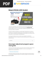 Reset L3150 | PDF