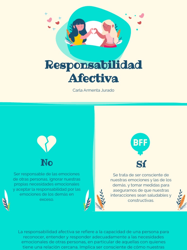 Responsabilidad Afectiva | PDF | Las emociones | Empatía