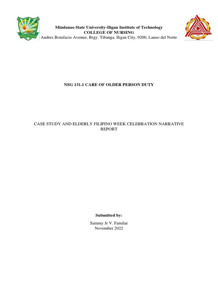 Case Study Final | PDF | Nursing | Risk