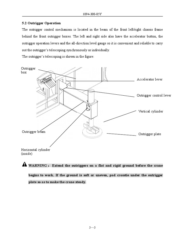 5.2 Outrigger Operation | PDF | Crane (Machine) | Manufactured Goods