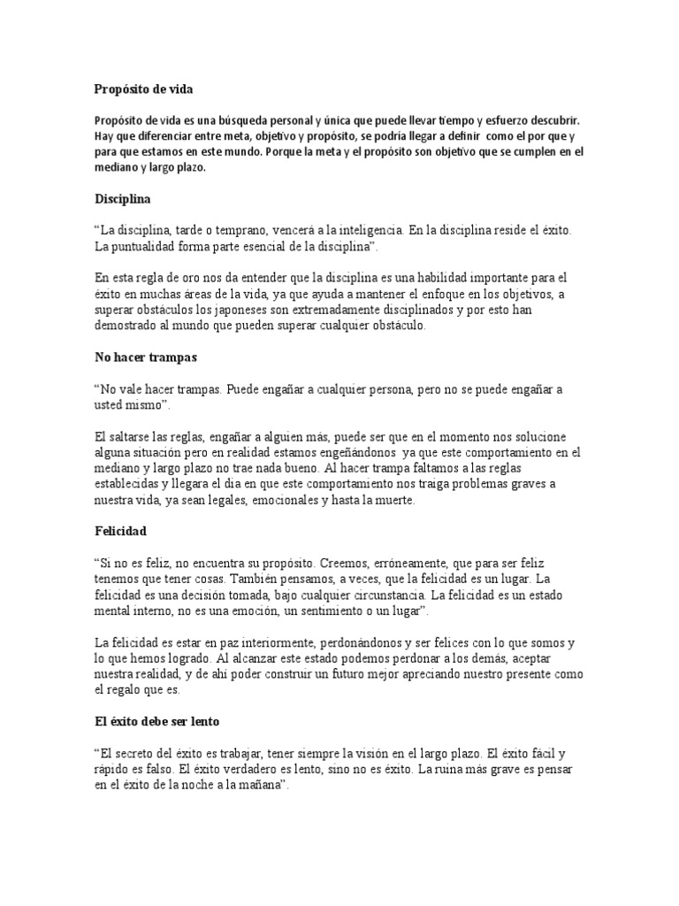10 Reglas de Yokoi Kenji | PDF | Felicidad | Gratitud