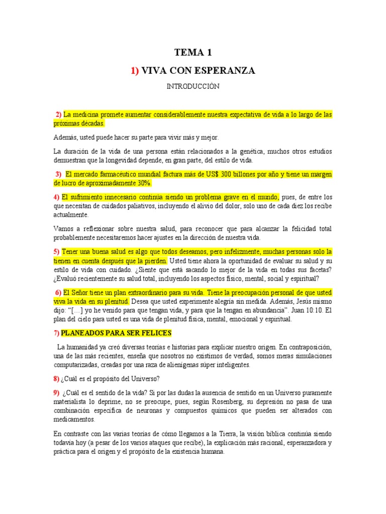 Vivir Con Esperanza | PDF | Alma | Dios