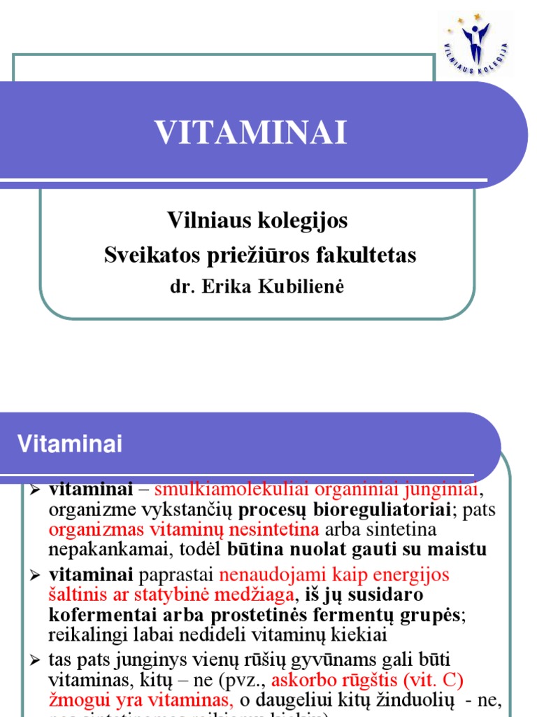 Vitaminai | PDF