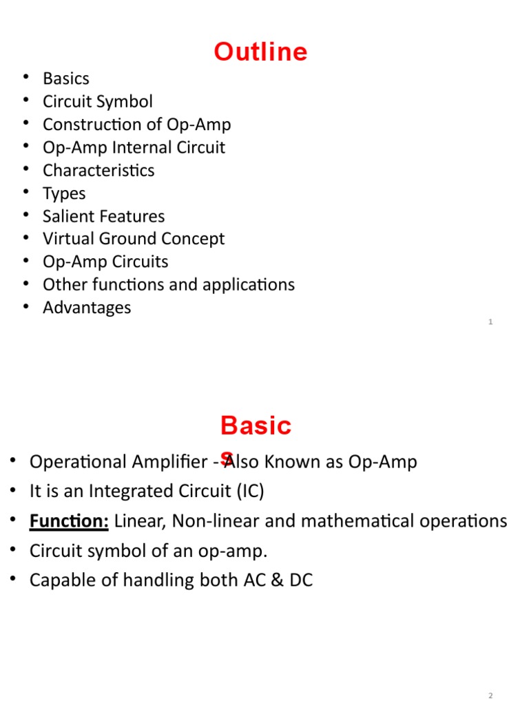 Operational Amplifiers | PDF | Operational Amplifier | Amplifier