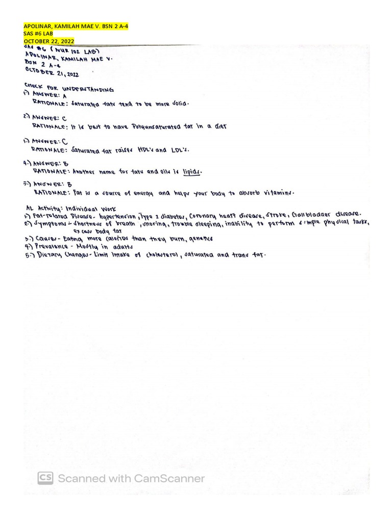 Lab #6 Nur 102 | PDF