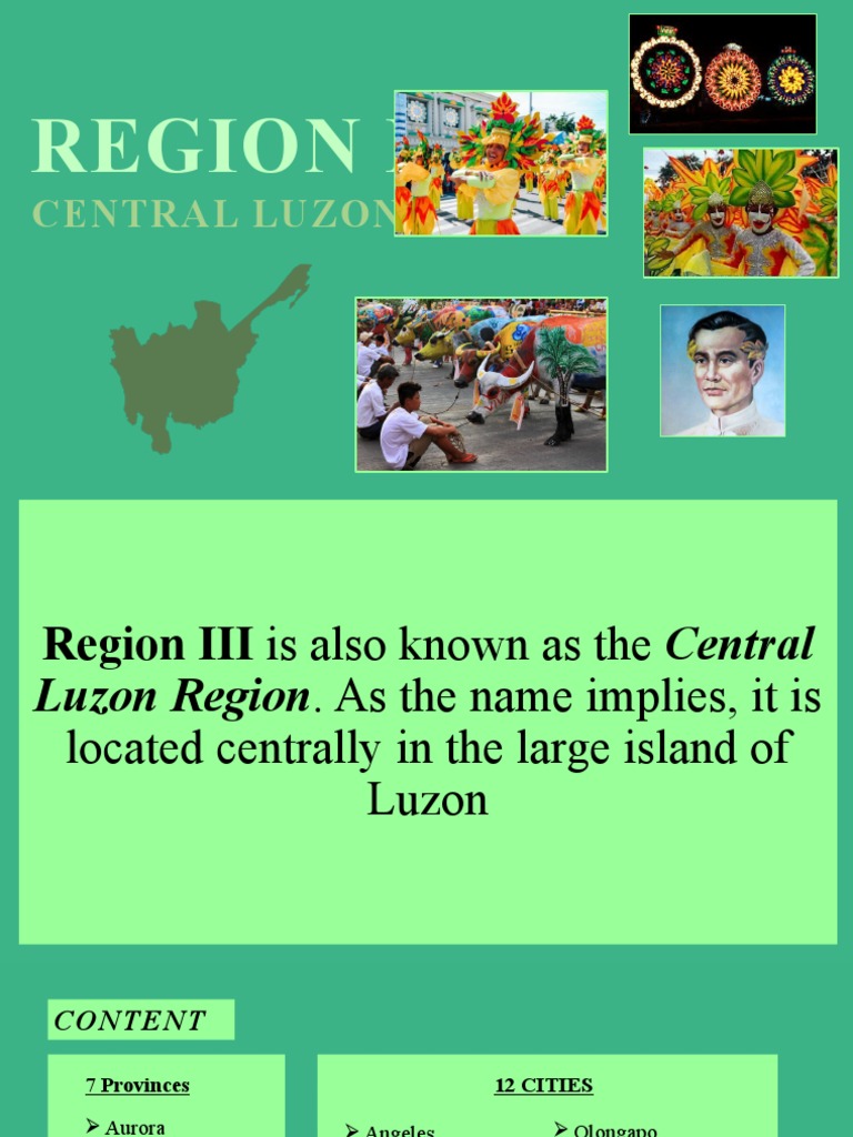 Region Iii: Central Luzon | PDF