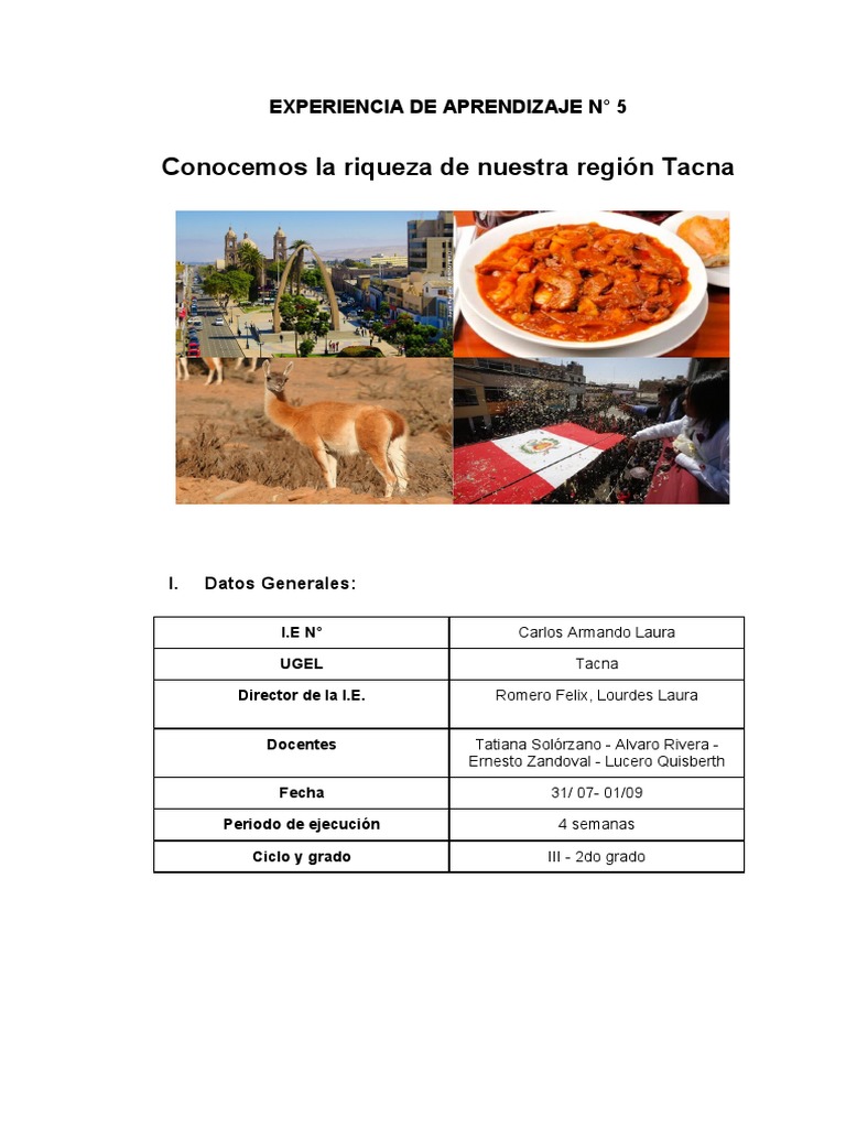 Experiencia de aprendizaje N°5 | PDF | Poesía | Biodiversidad