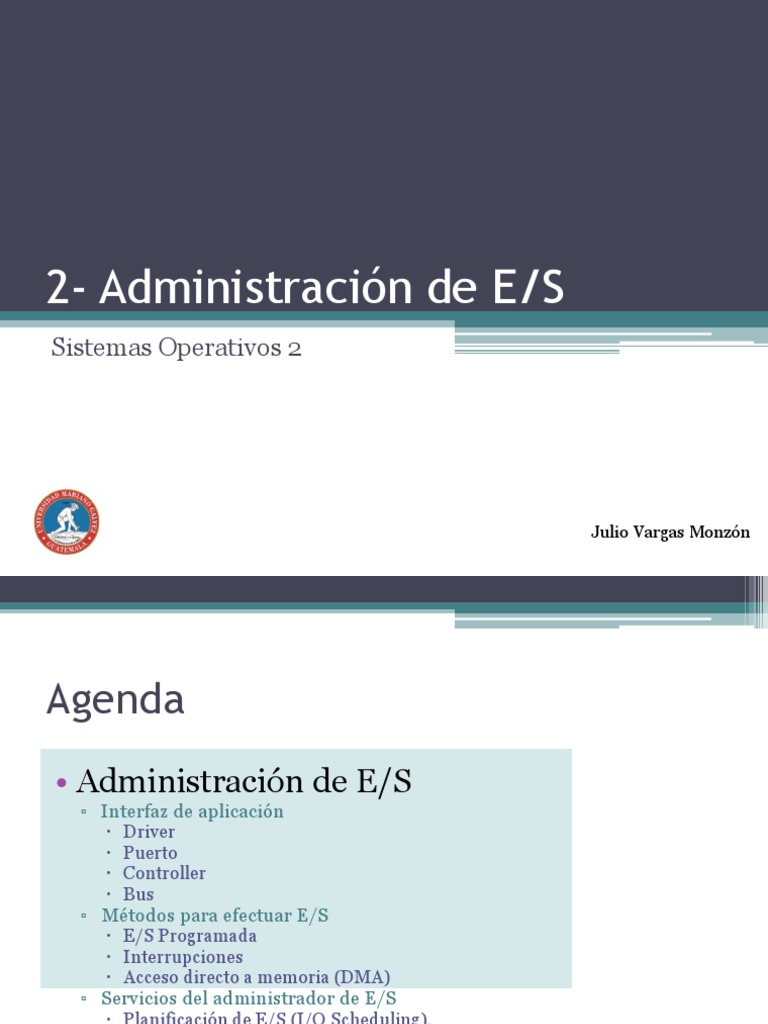 Presentacion Clase - No 4 - Entrada Salida 1 | PDF | Hardware de la ...