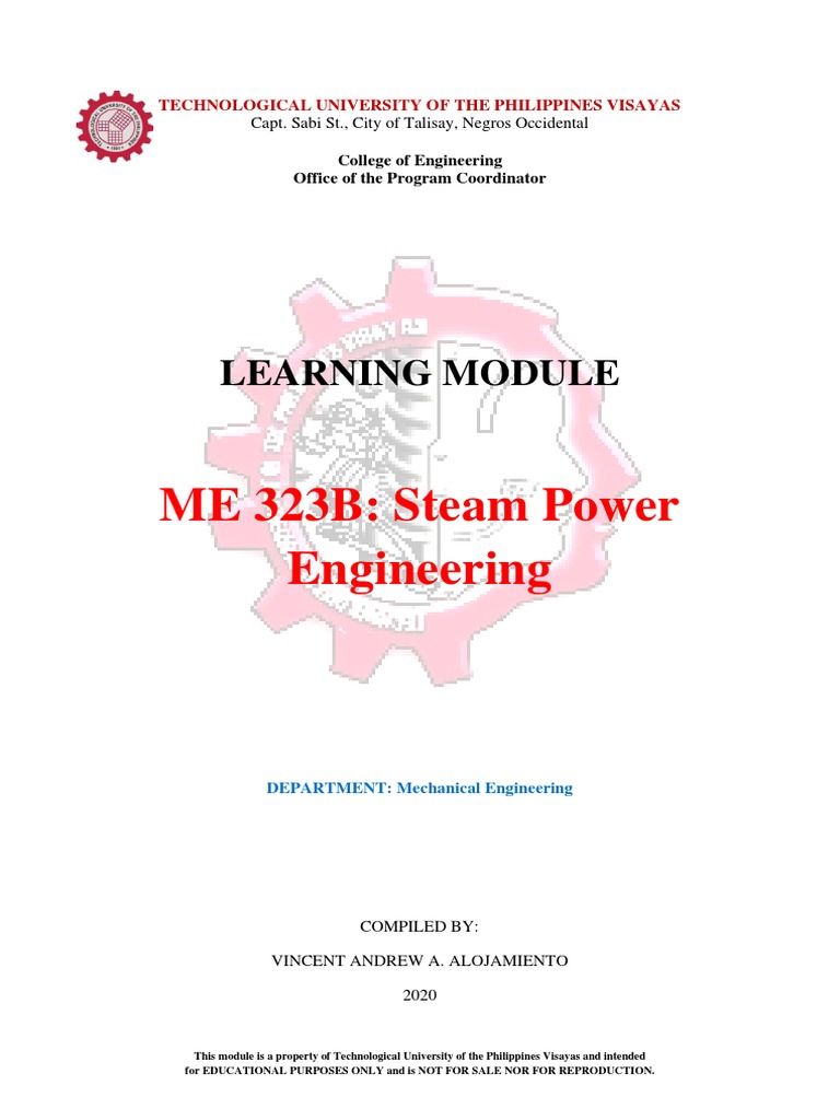 Steam Power Engineering Module | PDF | Boiler | Steam