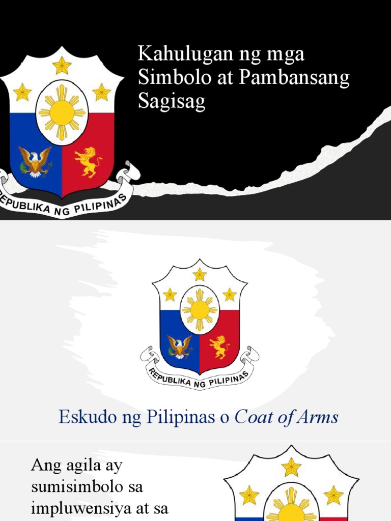 Kahulugan NG Mga Simbolo at Pambansang Sagisag | PDF