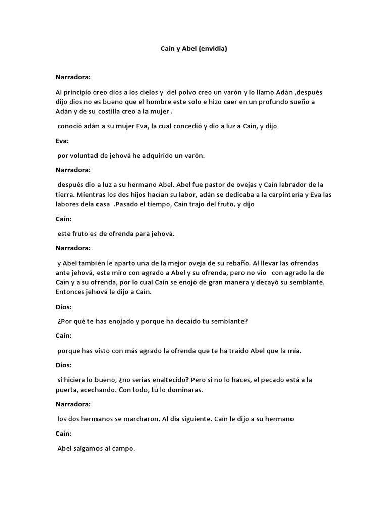 Caín y Abel | PDF