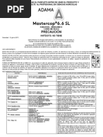 Ficha Tecnica Mastercop Adama PDF | PDF | Cobre | Pesticida
