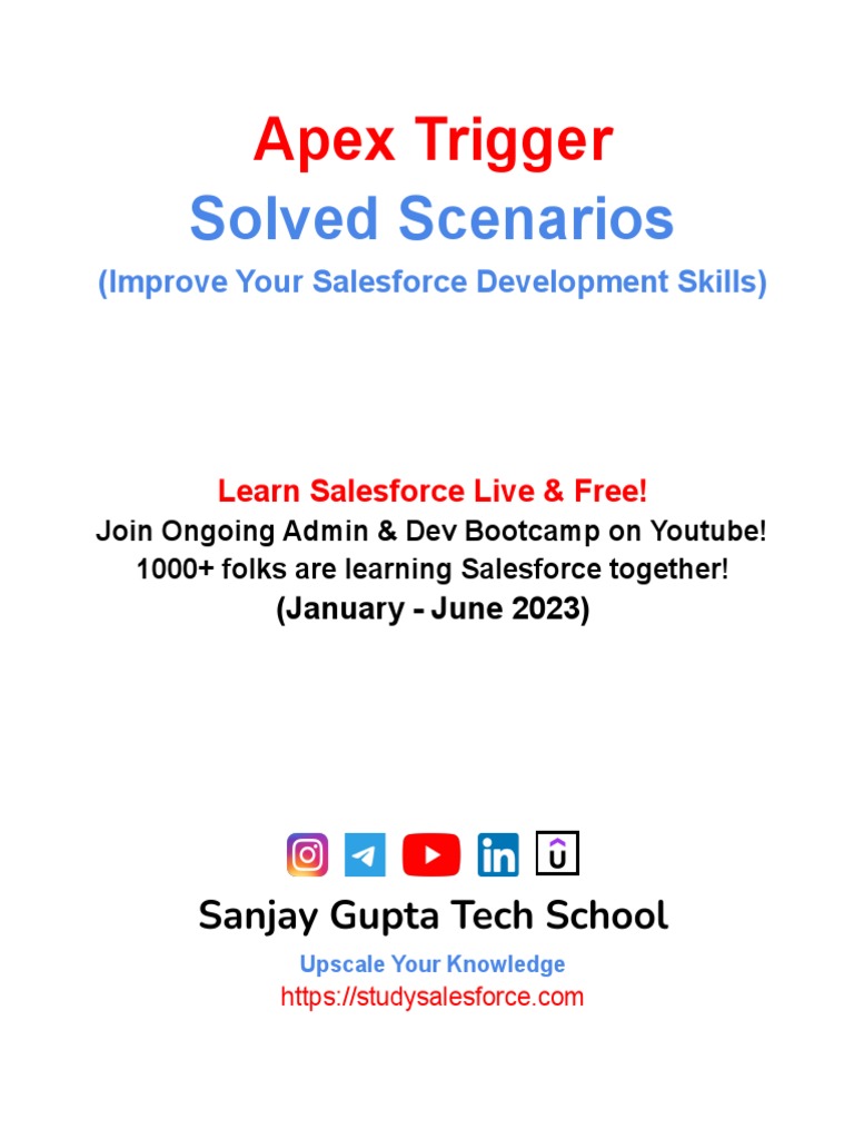 Apex Trigger Solved Scenarios | PDF | Information Technology Management | Computer Science