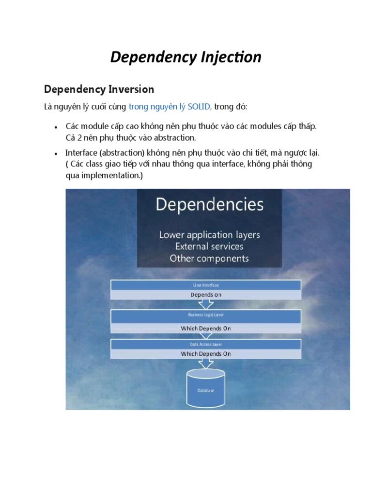 Dependency Injection | PDF