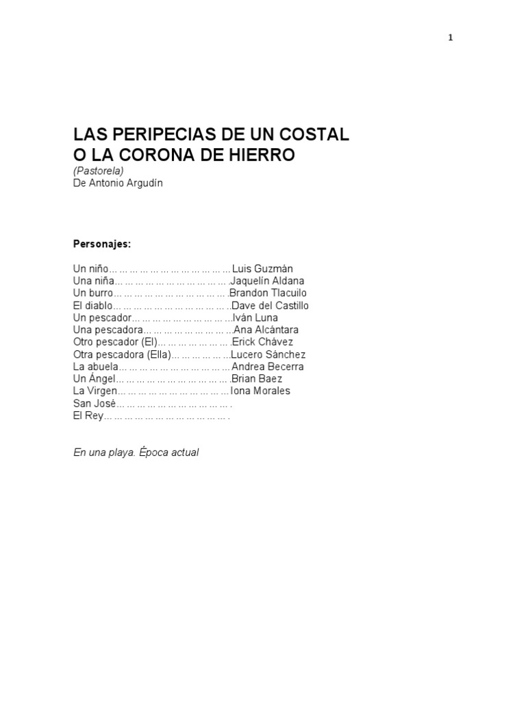 Texto Las Peripecias de Un Costal | PDF | Amor | María, madre de Jesús