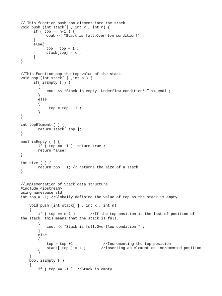 Stack And Queue Pdf Queue Abstract Data Type Algorithms And Data Structures