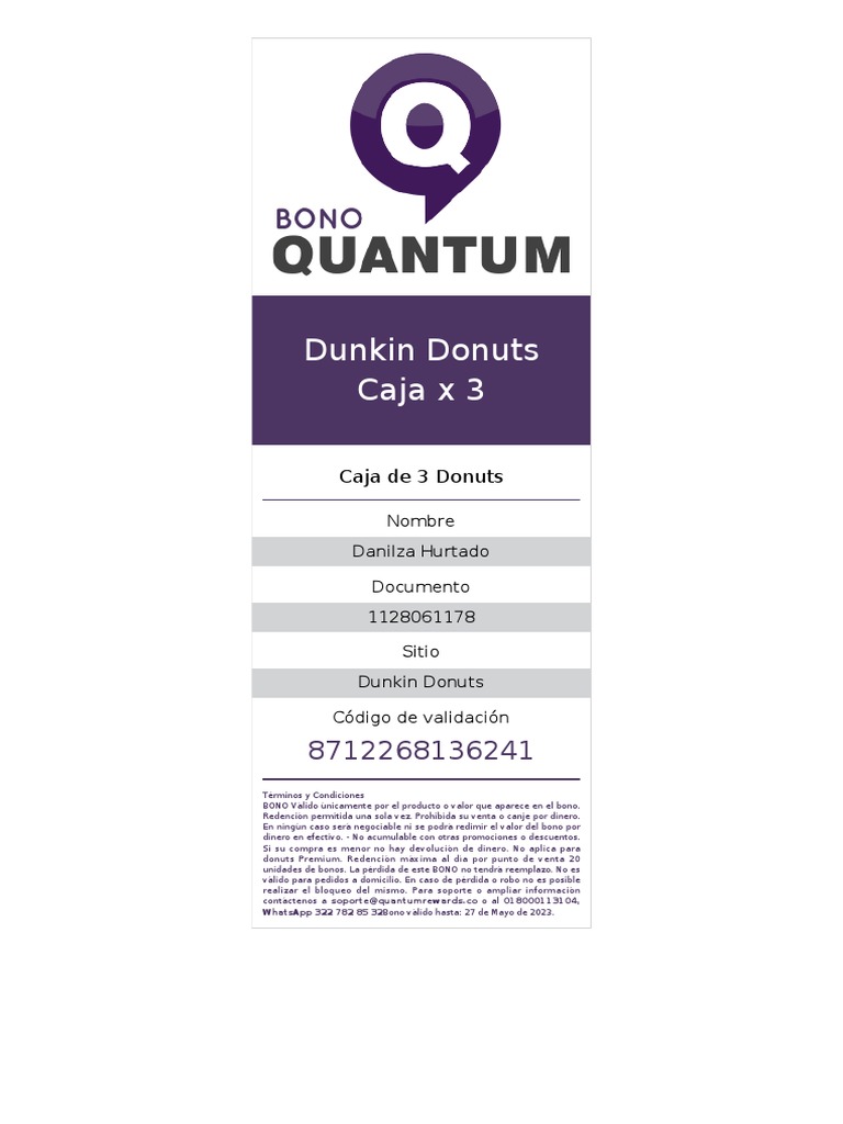 Dunkin Donuts Cajax3 | PDF
