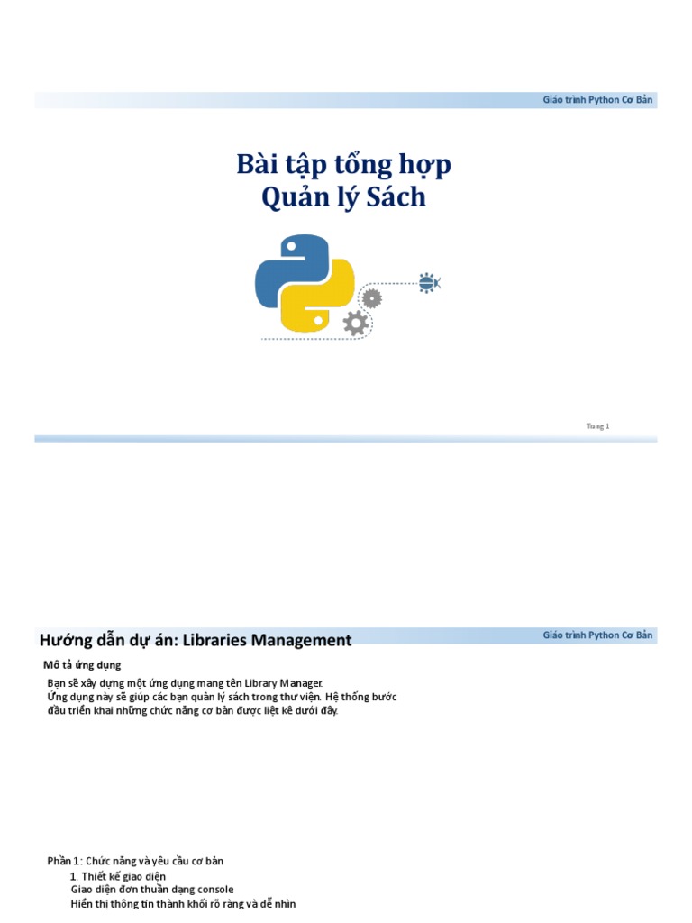Basic 1 - Libraries Management | PDF