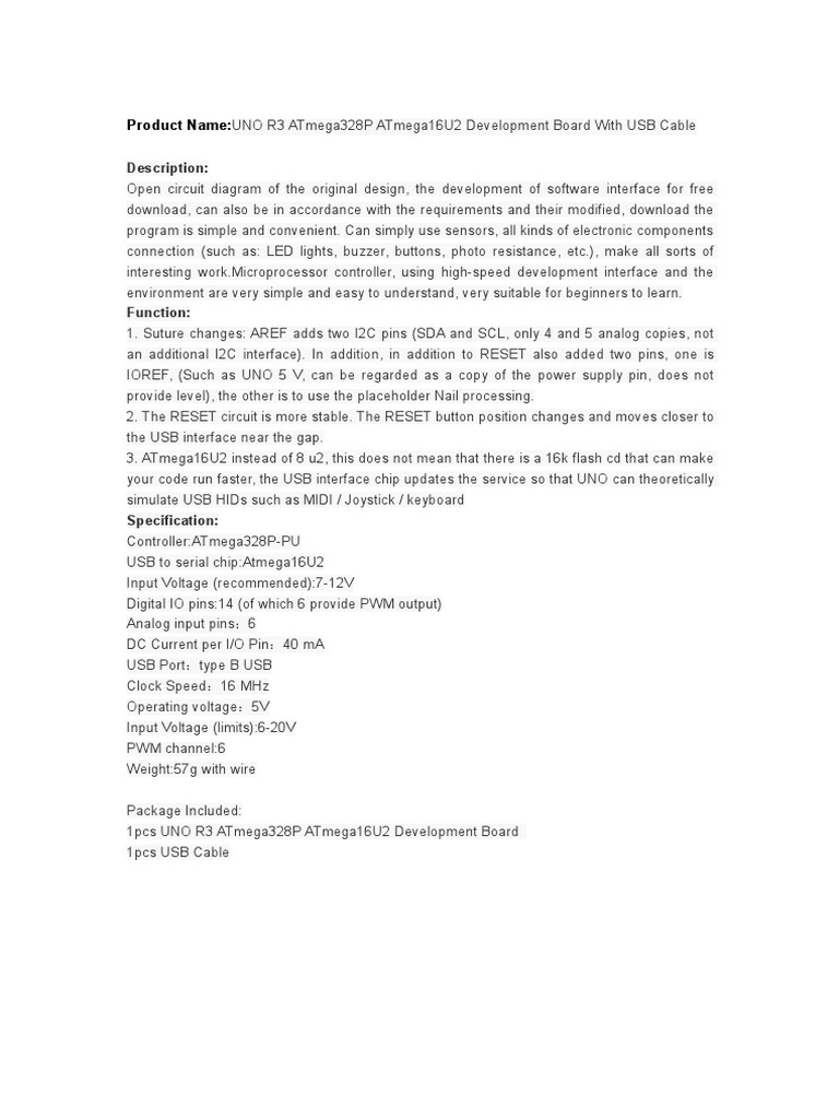 Ard-Uno LC Datasheet MK | PDF