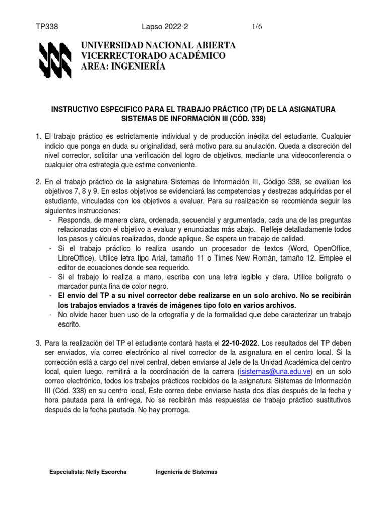 TP 338 2022-2 | PDF | Bases de datos | Auditoría
