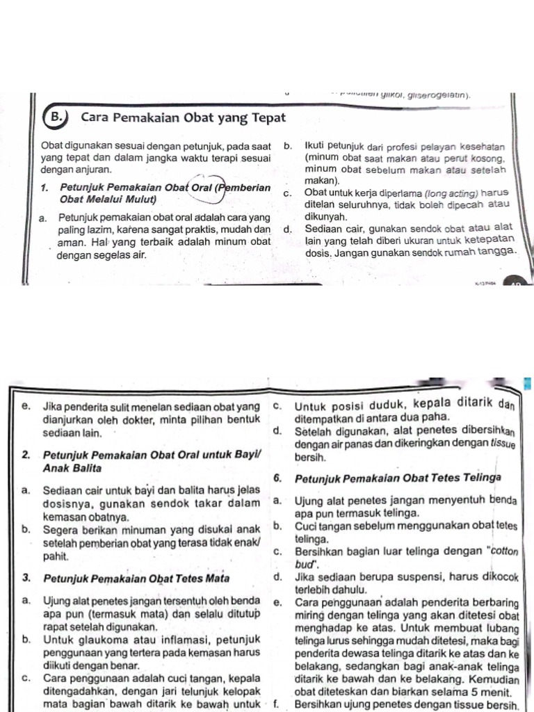 Cara Penggunaan Obat Pdf