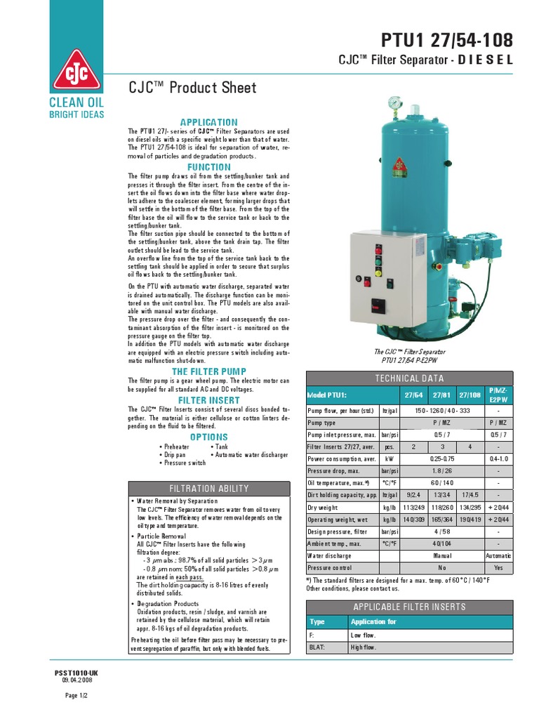 CJC Filter Diagram | PDF | Filtration | Pump