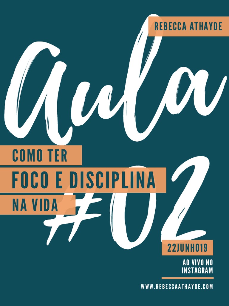 Como Ter Foco e Disciplina | PDF | Realidade | Vida
